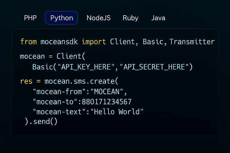 Bangladesh’s Trusted SMS API | Send Broadcasts, OTPs & More